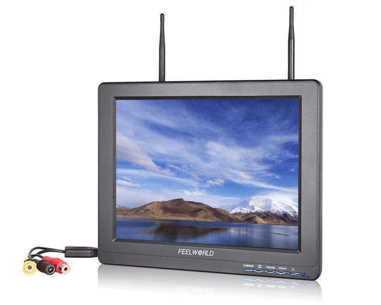 12.1" 800x600 FPV Monitor with Dual 5.8G 32CH Diversity Receiver ...