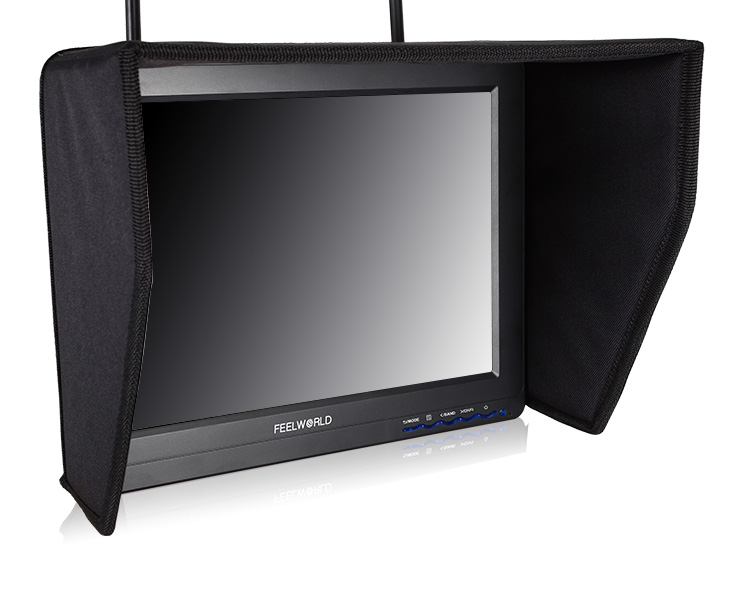 12.1" 800x600 FPV Monitor with Dual 5.8G 32CH Diversity Receiver ...