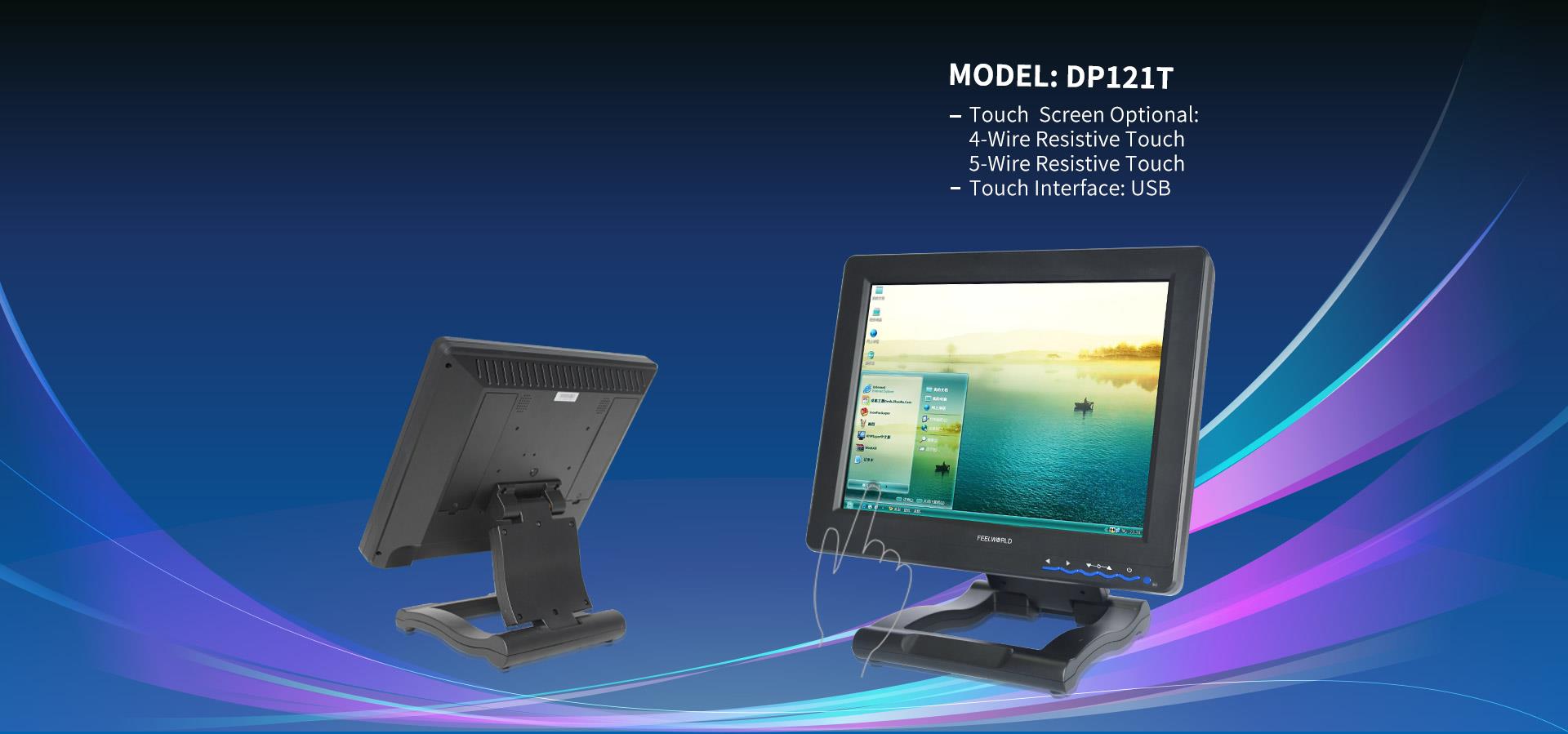 12.1" 800x600 TFT LCD Touch Screen USB powered Monitor DP121T-Zhangzhou ...